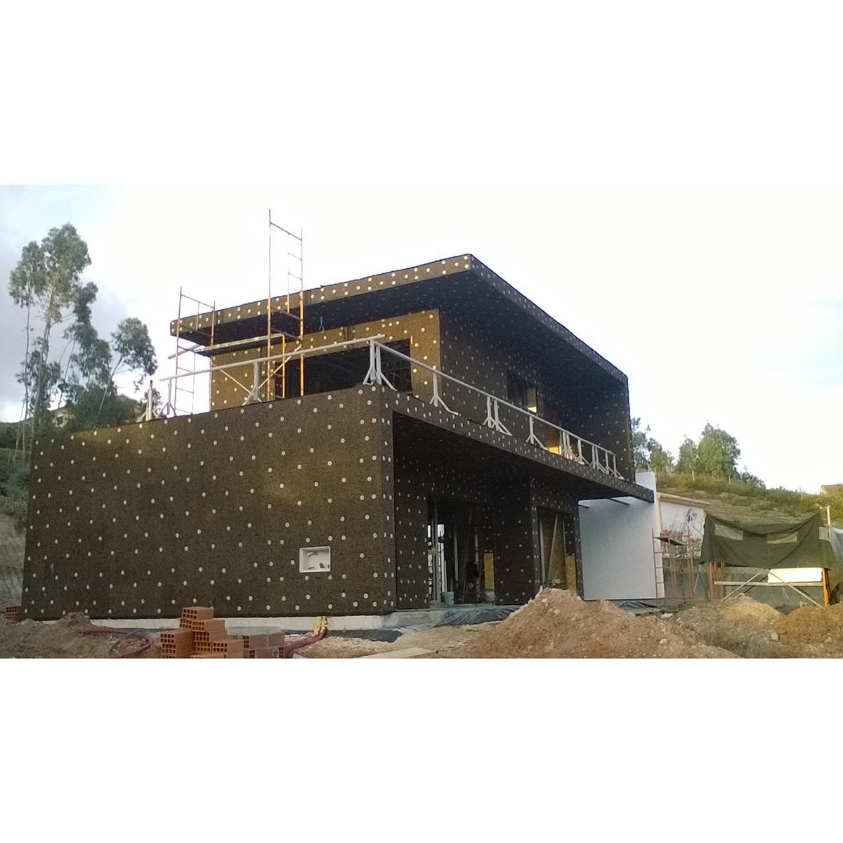 Insulation cladding system - Cork panels expanded - Thermal insulation