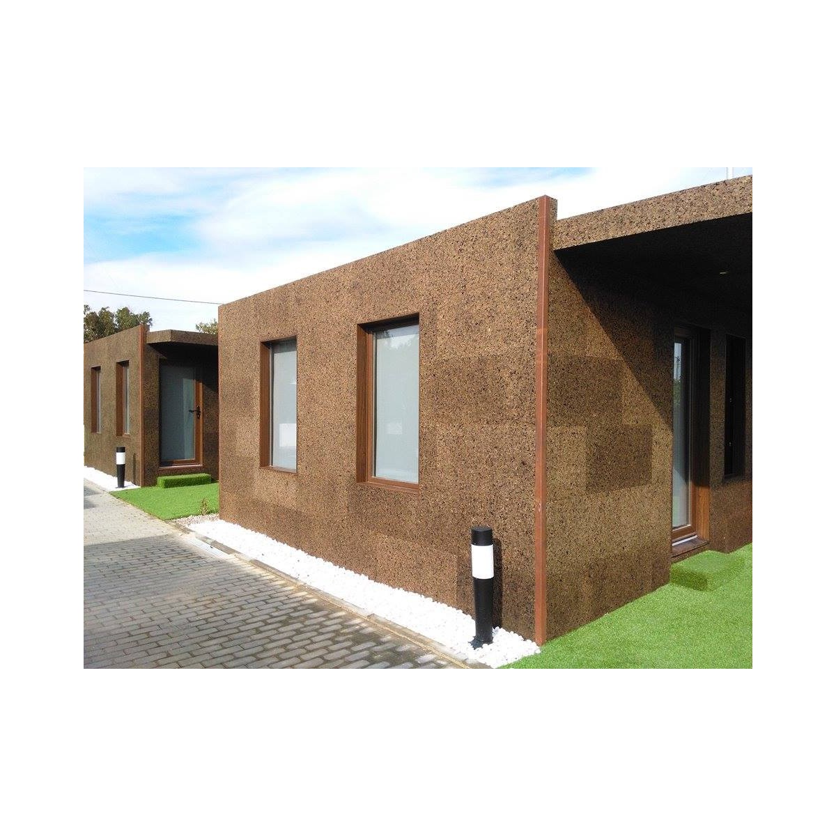 Insulation panel expanded cork | insulation cladding system in wiew